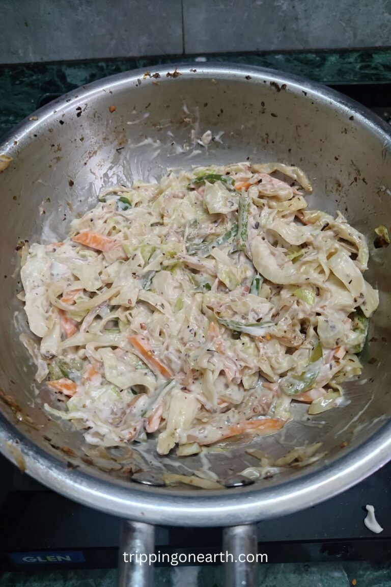 Veg Kathi Roll | Veg Frankie (in 10 Simple Steps!) - Tripping on Earth