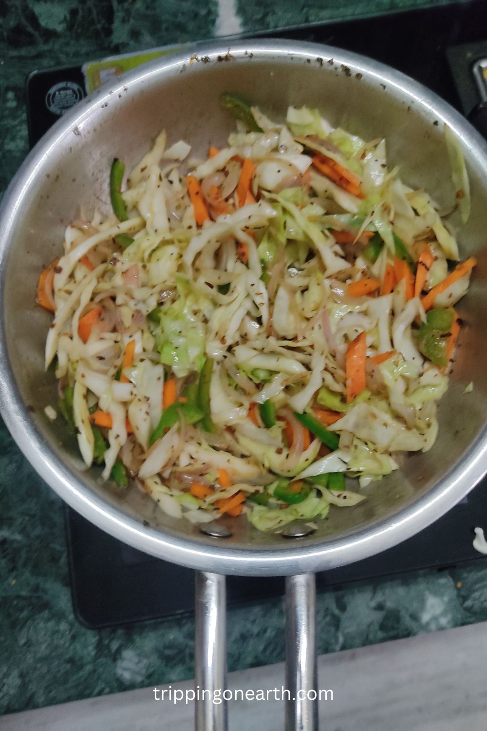 Veg Kathi Roll | Veg Frankie (in 10 Simple Steps!) - Tripping on Earth