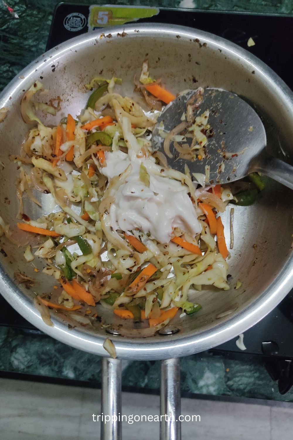 Veg Kathi Roll | Veg Frankie (in 10 Simple Steps!) - Tripping on Earth