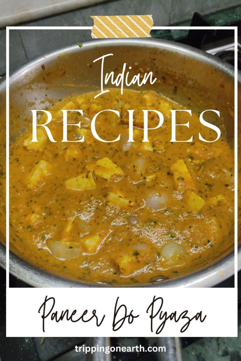 Paneer Do Pyaza Recipe (Dhaba Style) - Tripping on Earth