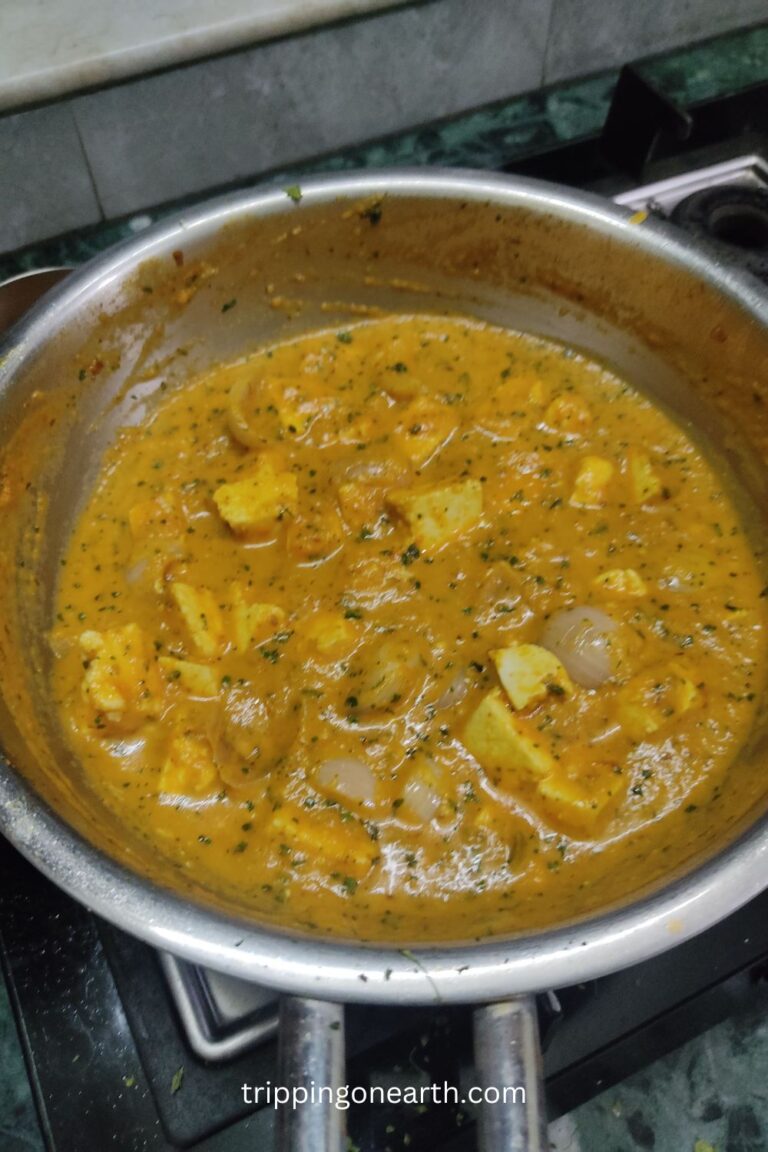 Paneer Do Pyaza Recipe (Dhaba Style) - Tripping on Earth