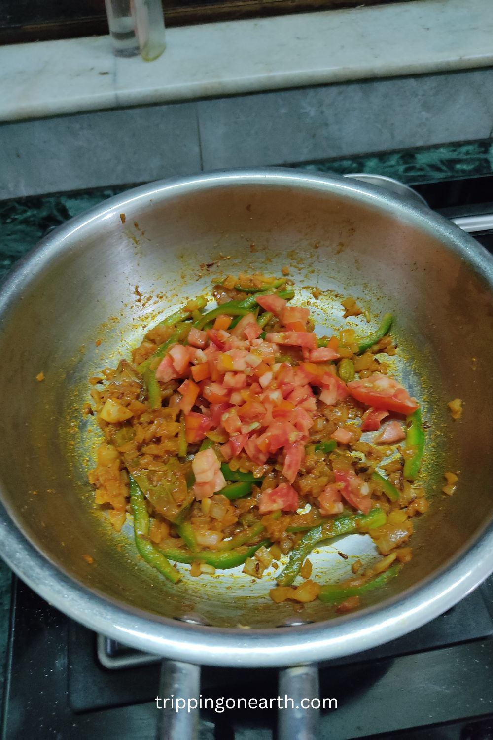 Paneer Do Pyaza Recipe (Dhaba Style) - Tripping on Earth