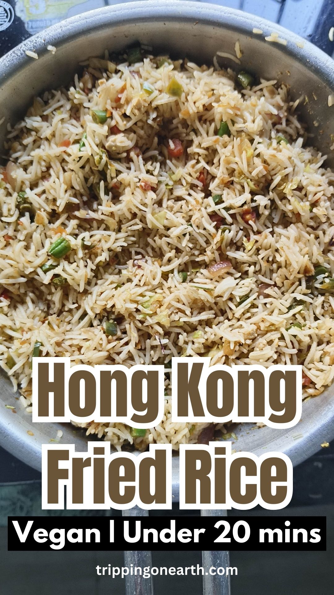 Veg Hong Kong Fried Rice ( Best Recipe For Leftover Rice ) - Tripping ...