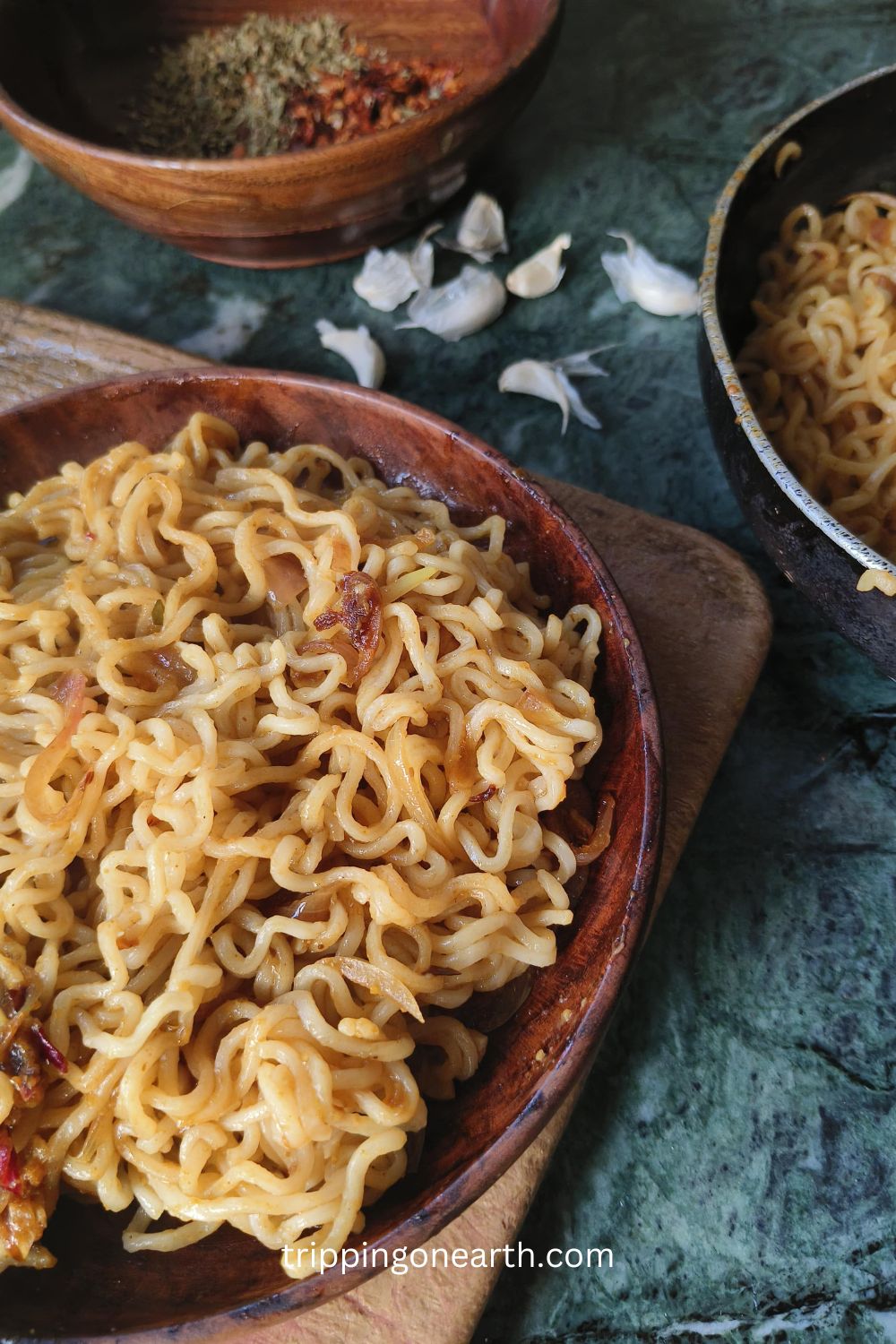 Fried Maggi ( An Indulgent Delight ) - Tripping on Earth