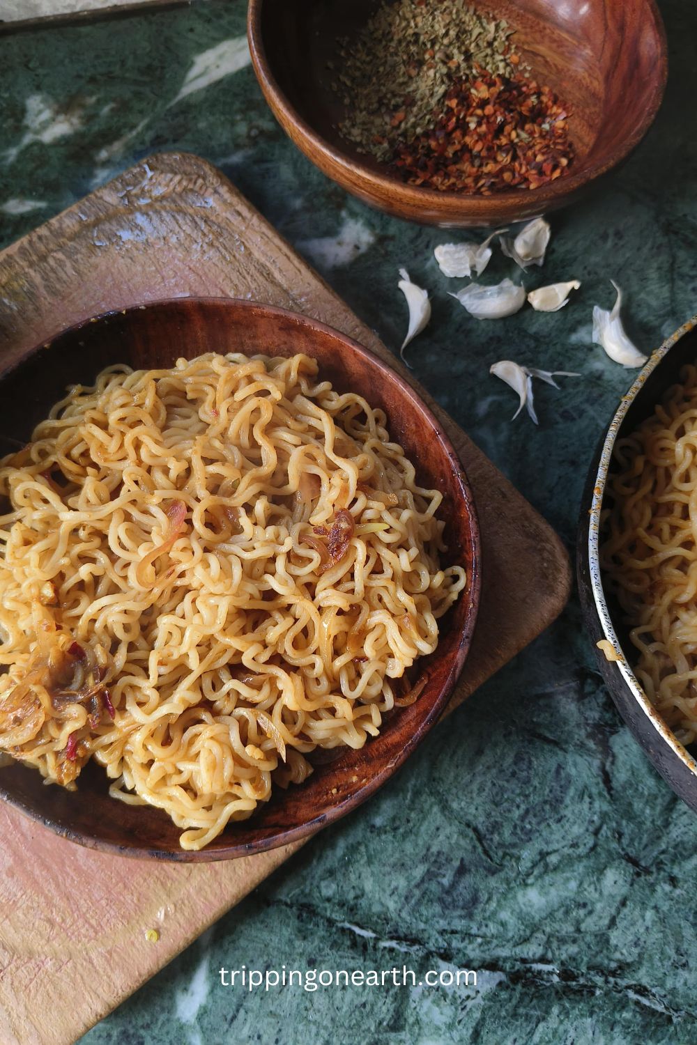 Fried Maggi ( An Indulgent Delight ) - Tripping on Earth