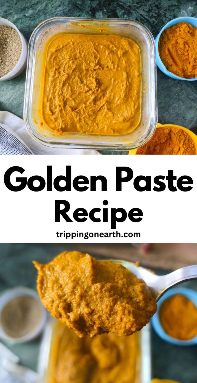 Turmeric Paste/Golden Paste Recipe ( Quick + Resourceful ) - Tripping ...