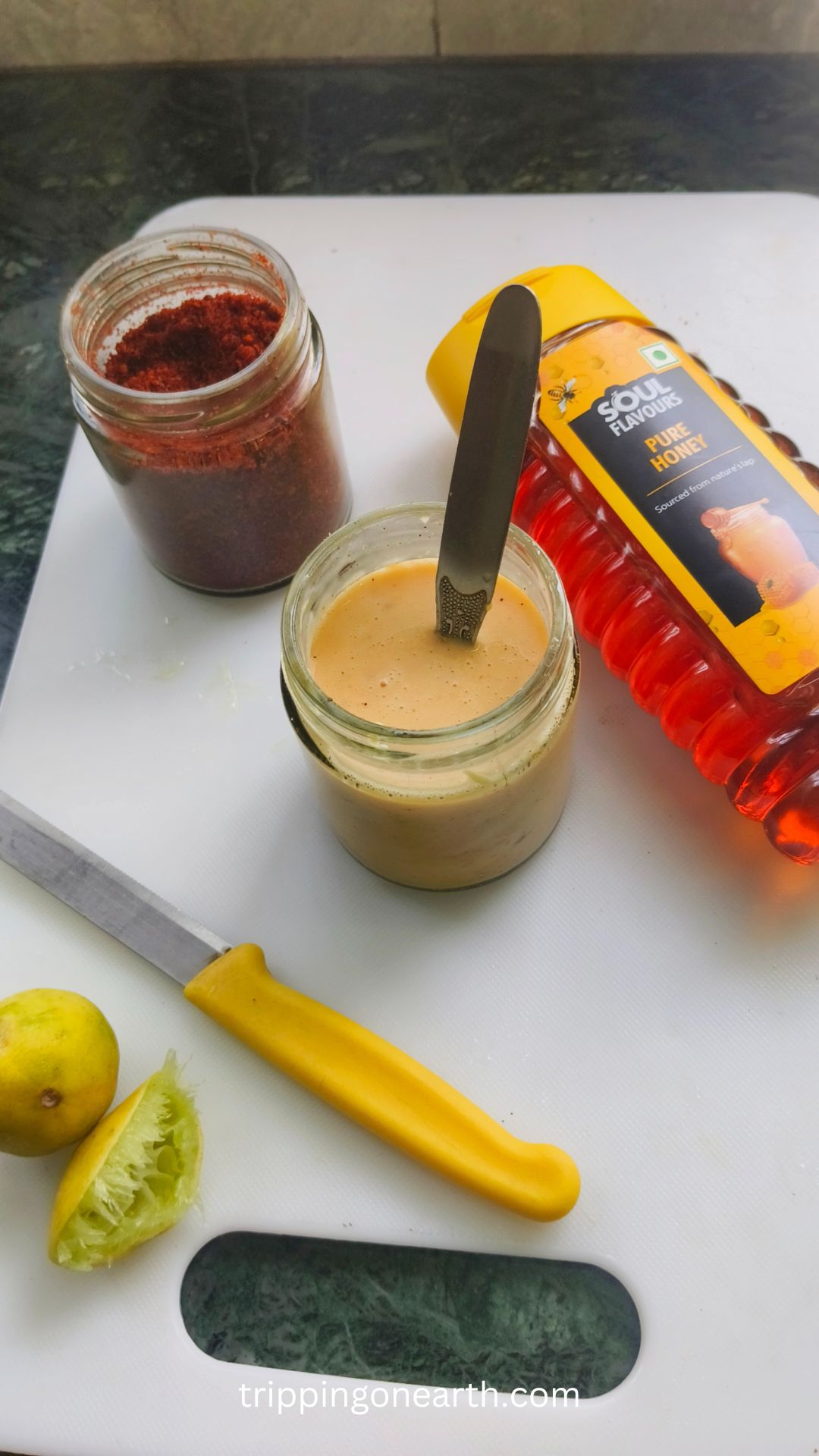 Honey Mustard Lime Vinaigrette Dressing: Insanely Good! - Tripping on Earth