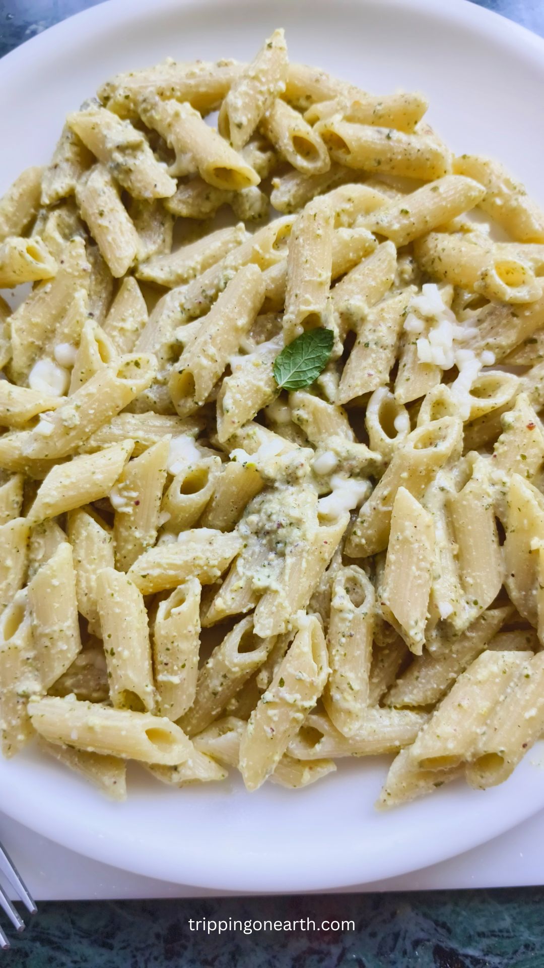 Pistachio Pesto Pasta: A Perfect Fusion Recipe - Tripping on Earth