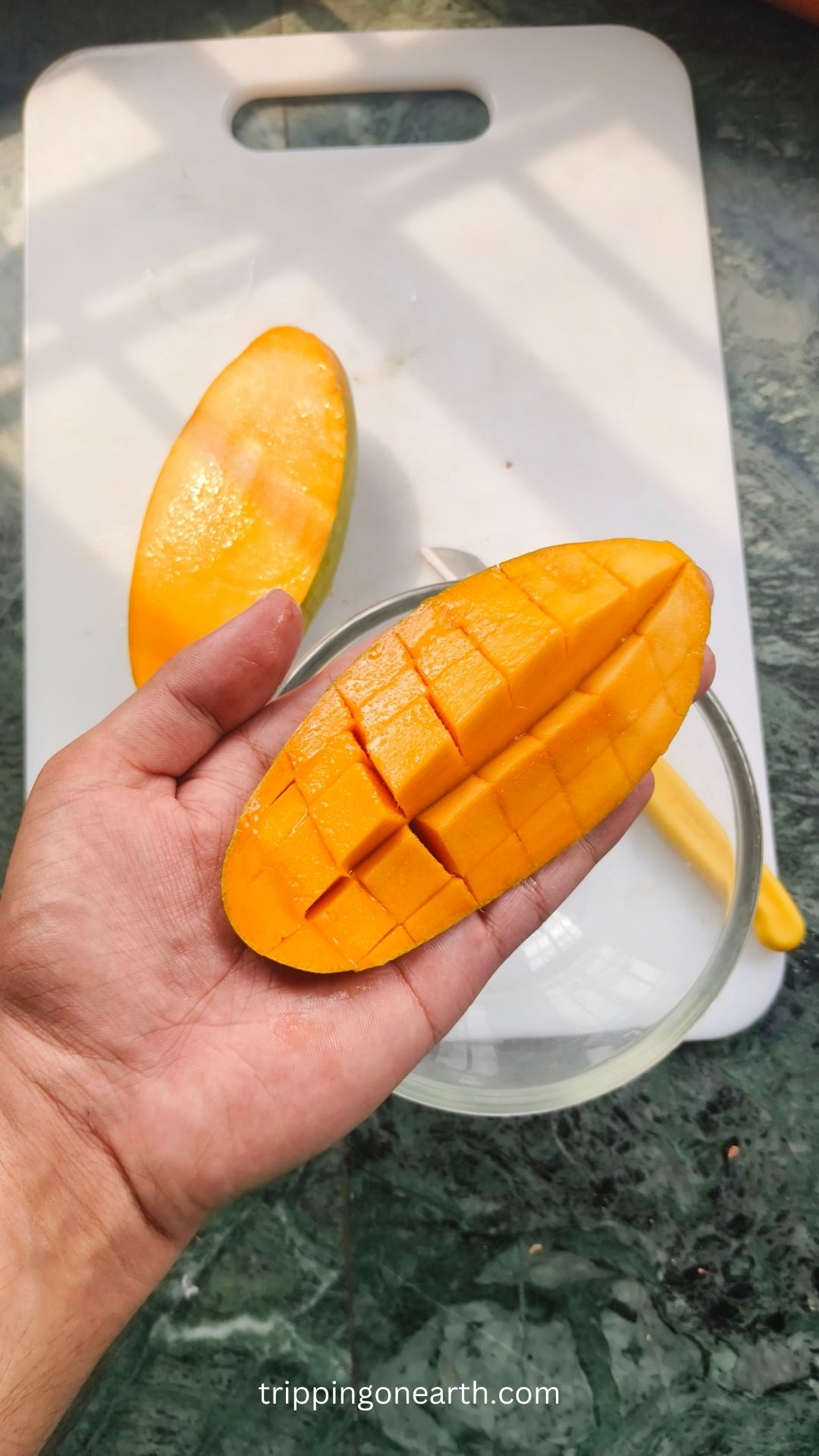 Mango Mocktail ( Effortless + Refreshing ) - Tripping on Earth