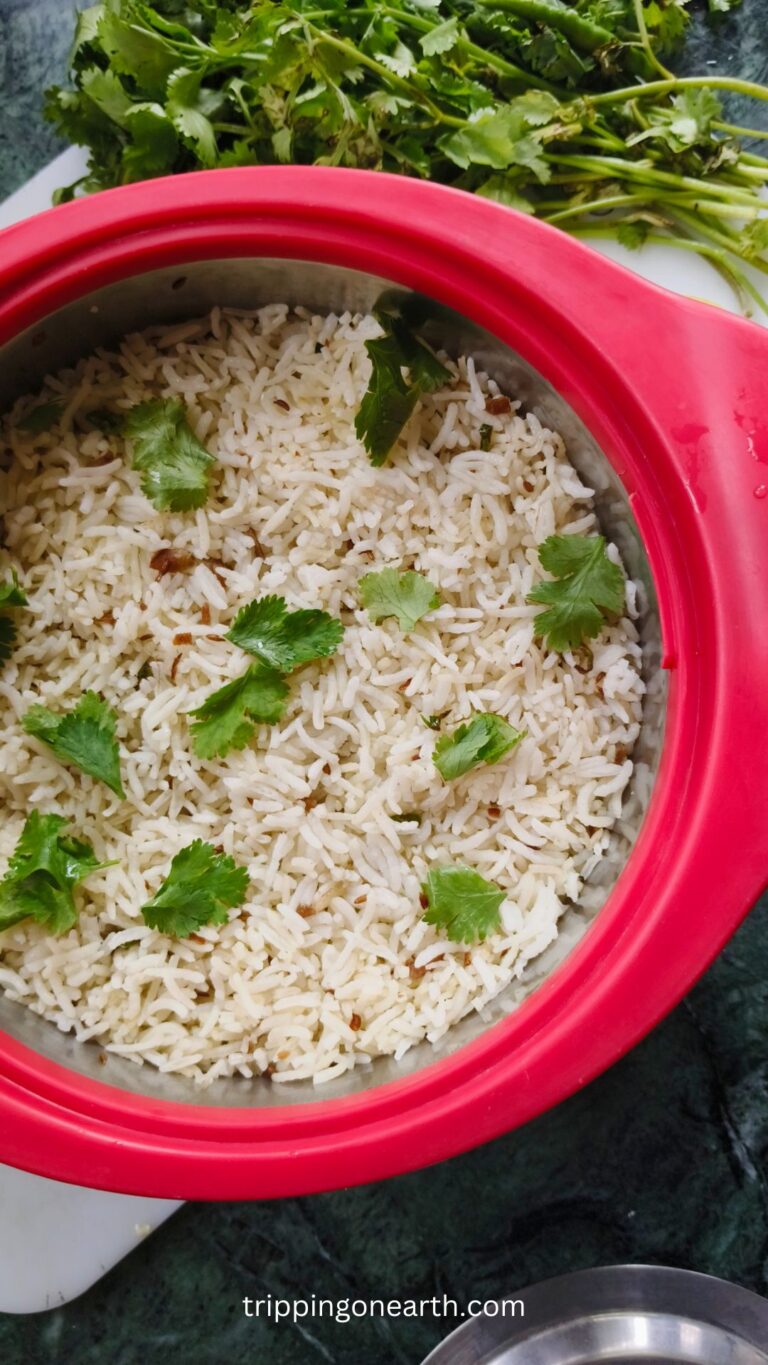 Ginger Rice Recipe - Tripping on Earth