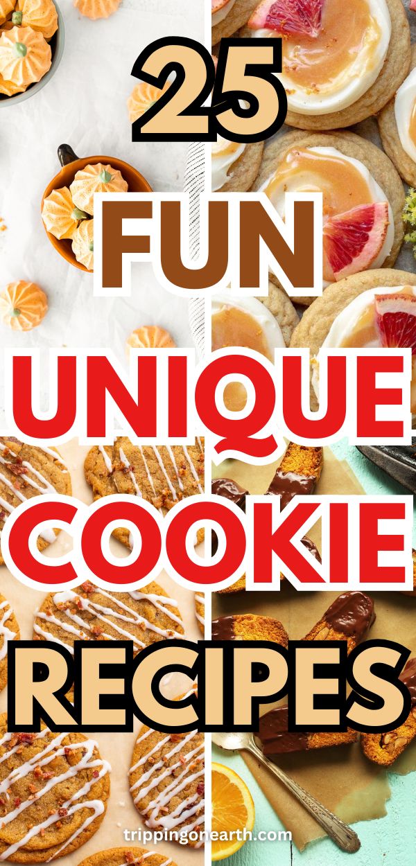 25 Fun And Unique Cookie Recipes (Best For Xmas!) - Tripping on Earth