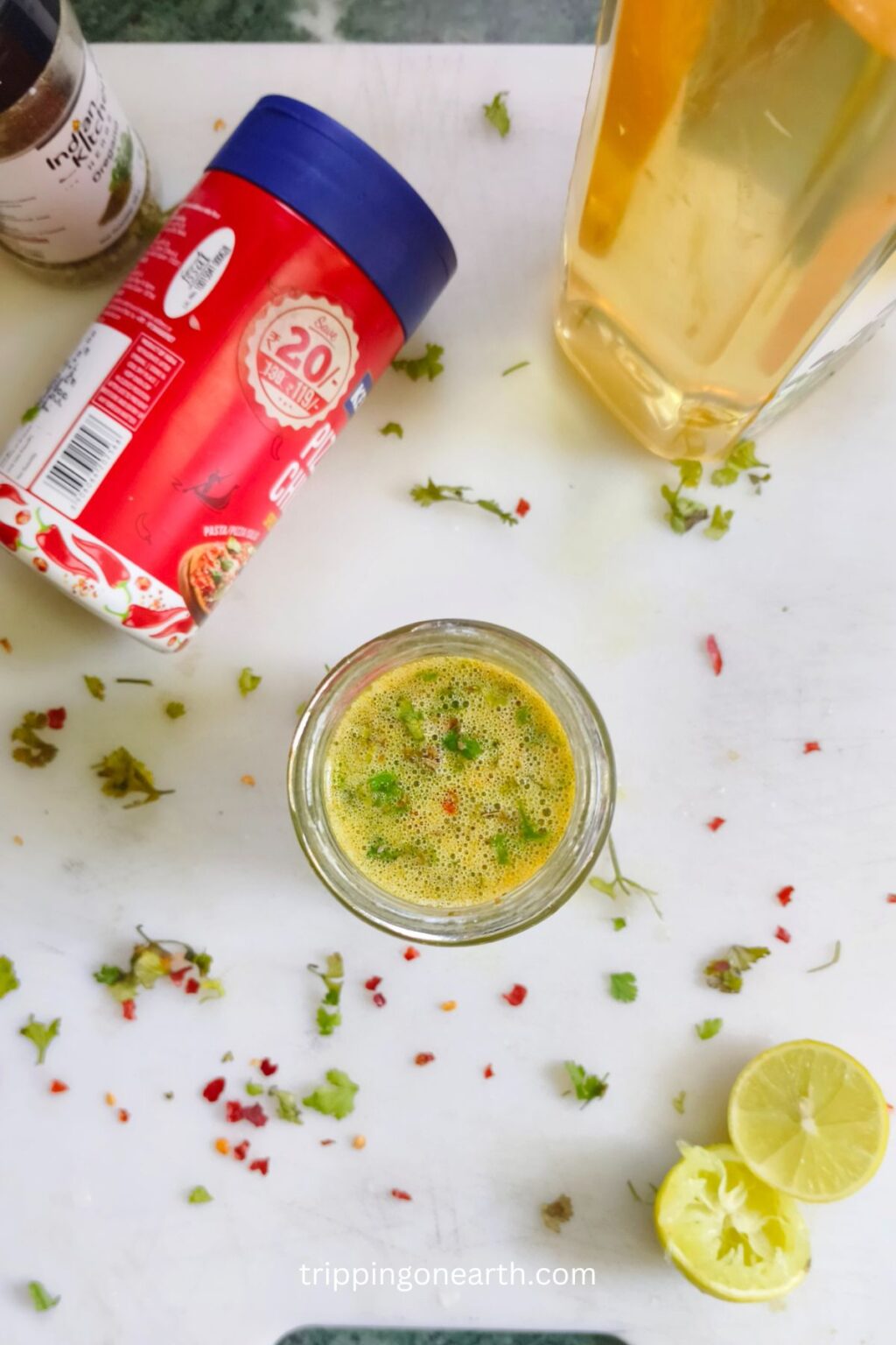 Homemade Zesty Italian Salad Dressing Recipe - Tripping on Earth