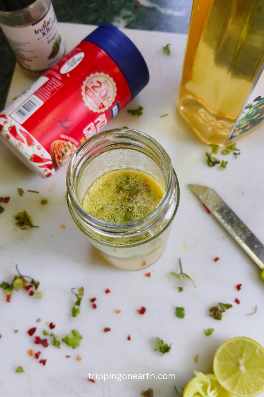 Homemade Zesty Italian Salad Dressing Recipe - Tripping on Earth