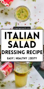 Homemade Zesty Italian Salad Dressing Recipe - Tripping on Earth